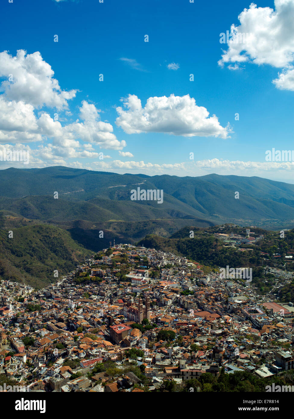 A panoramic view of Taxco Stock Photo - Alamy