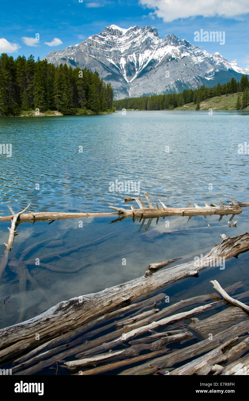 Johnson Lake, Banff, Alberta, Canada Stock Photo - Alamy
