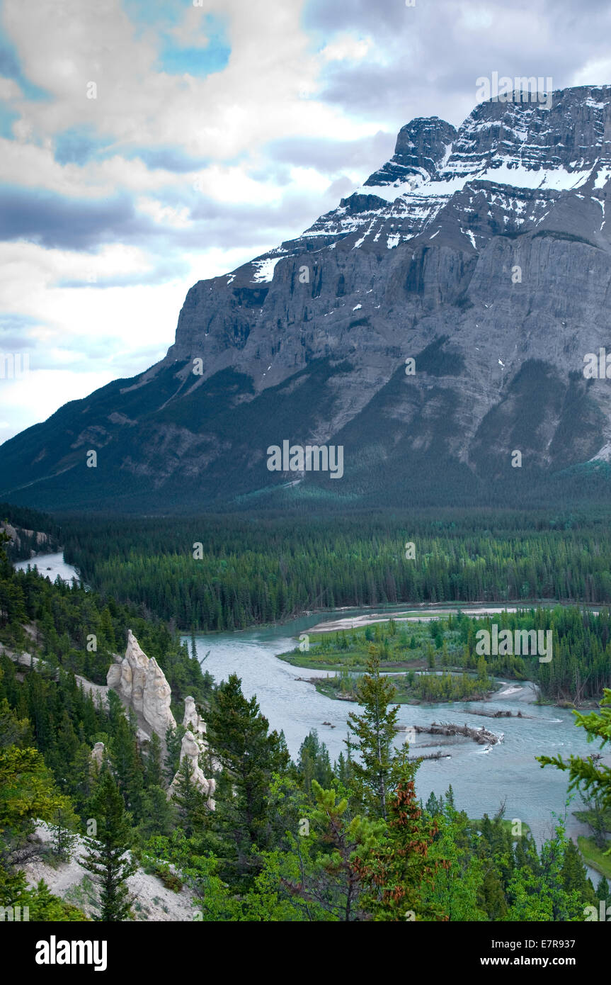 Hoodoos Trail, Banff, Alberta, Canada Stock Photo - Alamy