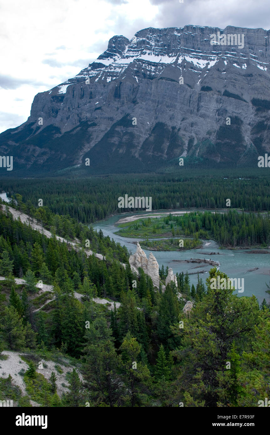 Hoodoos Trail, Banff, Alberta, Canada Stock Photo - Alamy