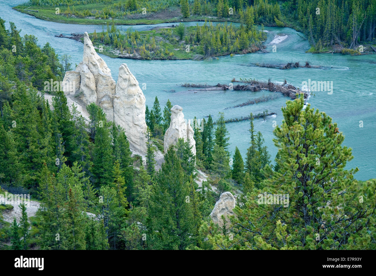 Hoodoos Trail, Banff, Alberta, Canada Stock Photo - Alamy