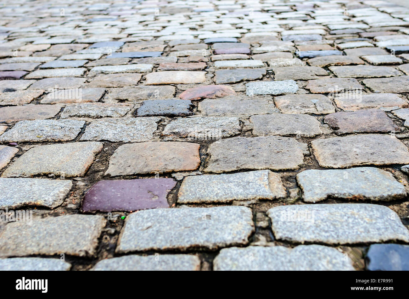 Sett bricks, texture or background, stone pavement Stock Photo - Alamy