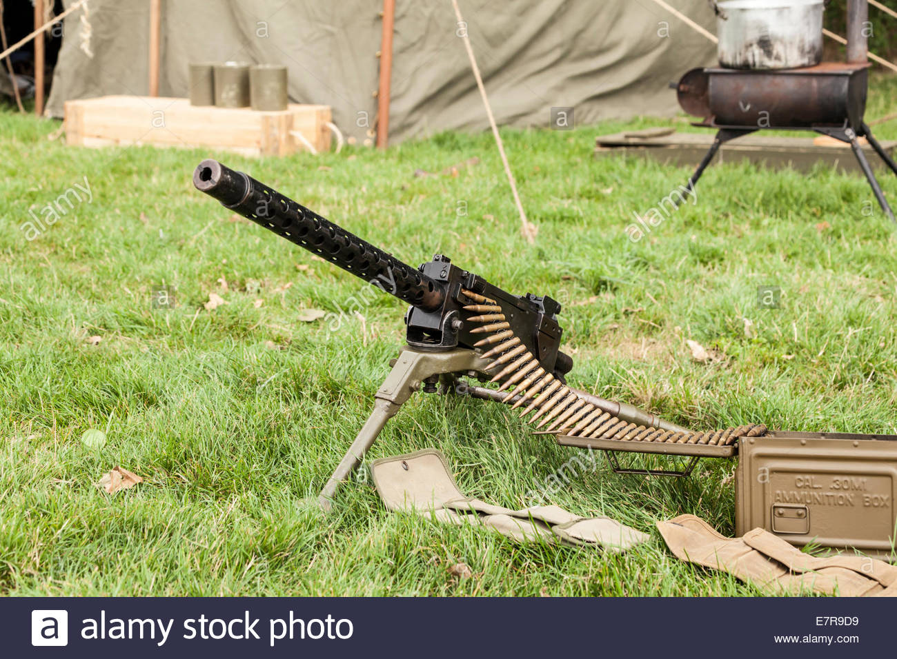 Ww2 Us Machine Gun High Resolution Stock Photography and Images - Alamy