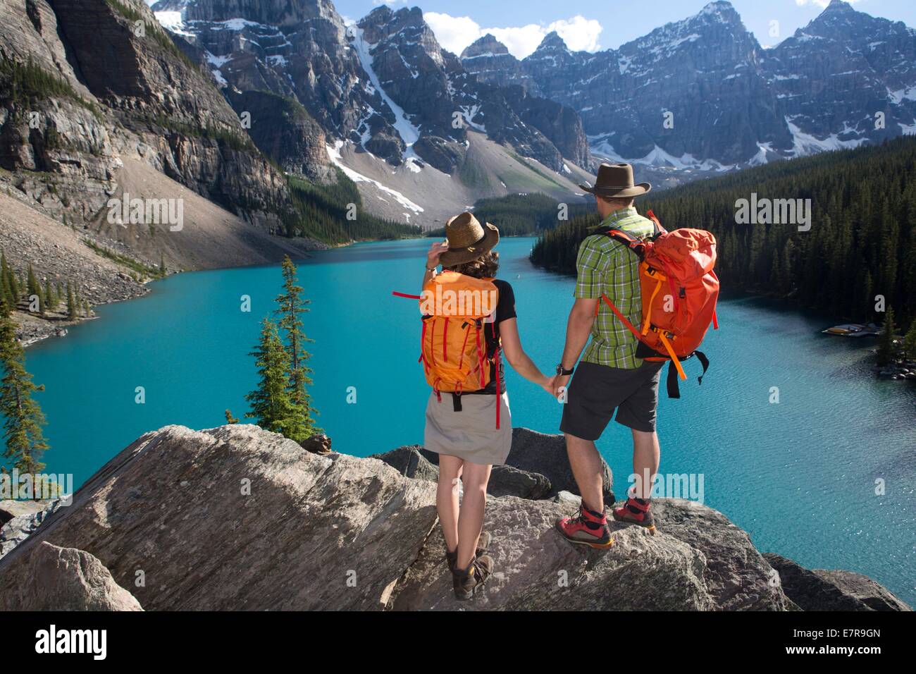 Moraine Lake Banff National Park Alberta Canada Stock Photo - Alamy