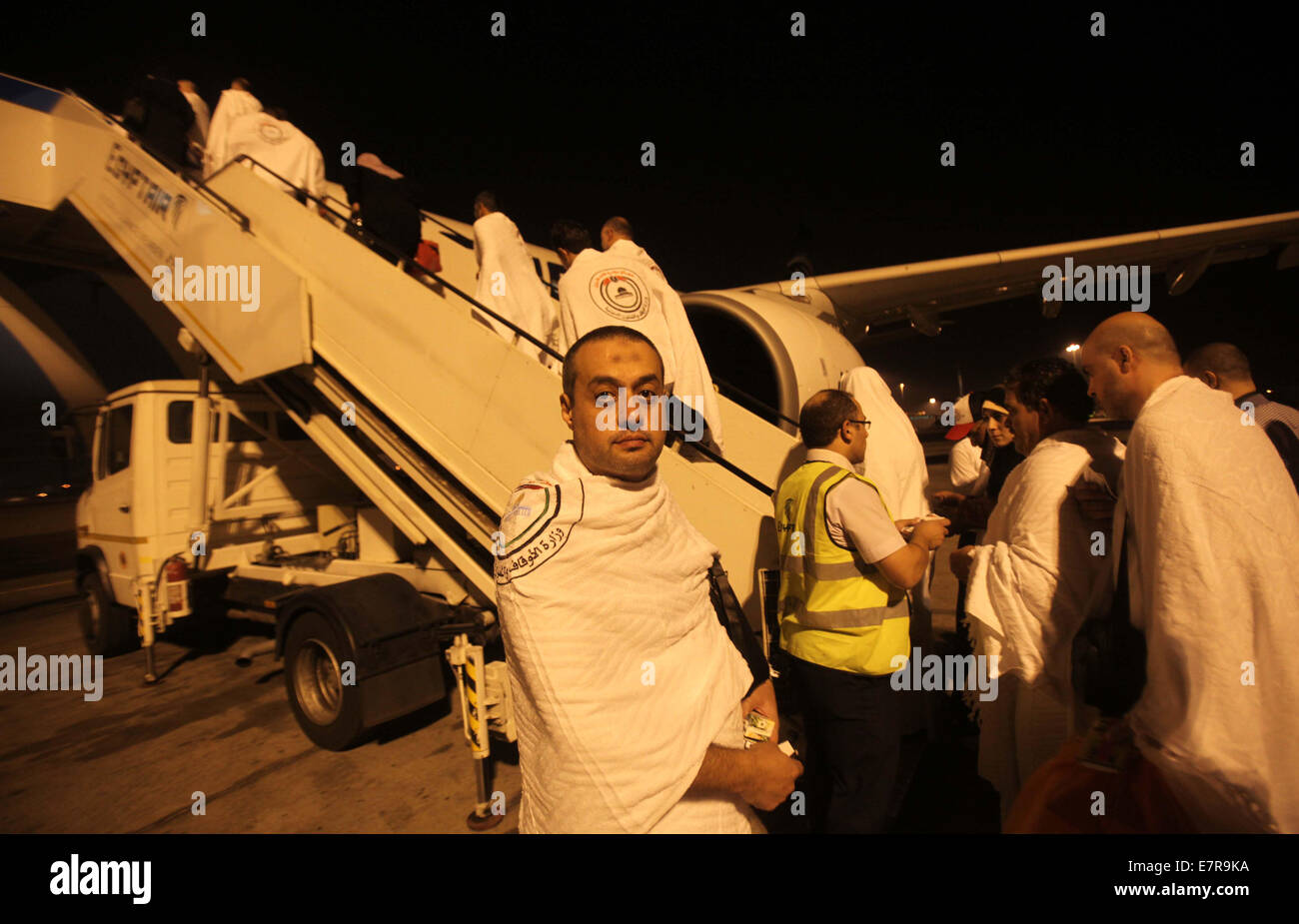 Cairo, Egypt, Egypt. 22nd Sep, 2014. Palestinian Muslim pilgrims in ...
