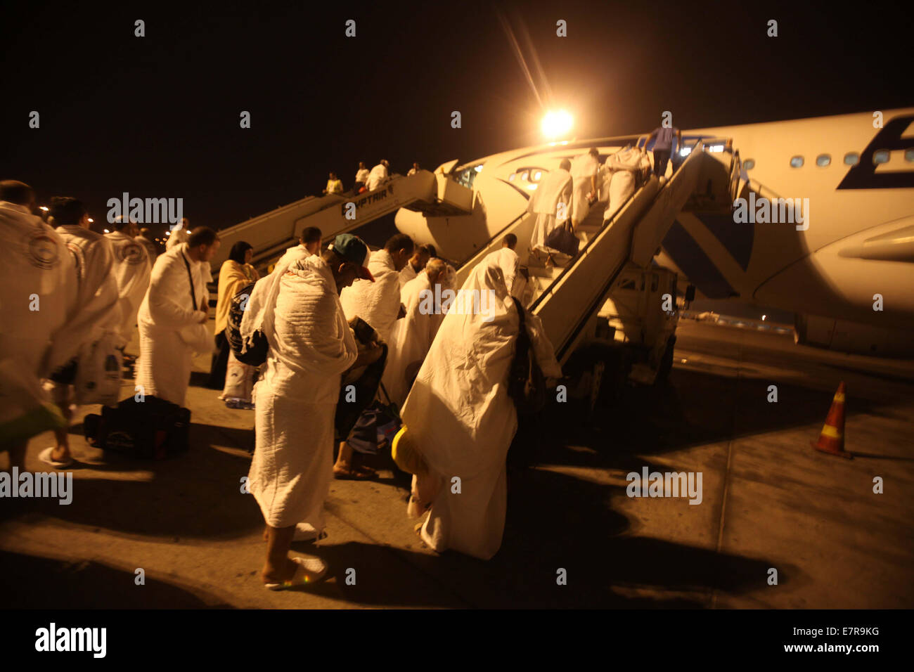 Cairo, Egypt, Egypt. 22nd Sep, 2014. Palestinian Muslim pilgrims in ...