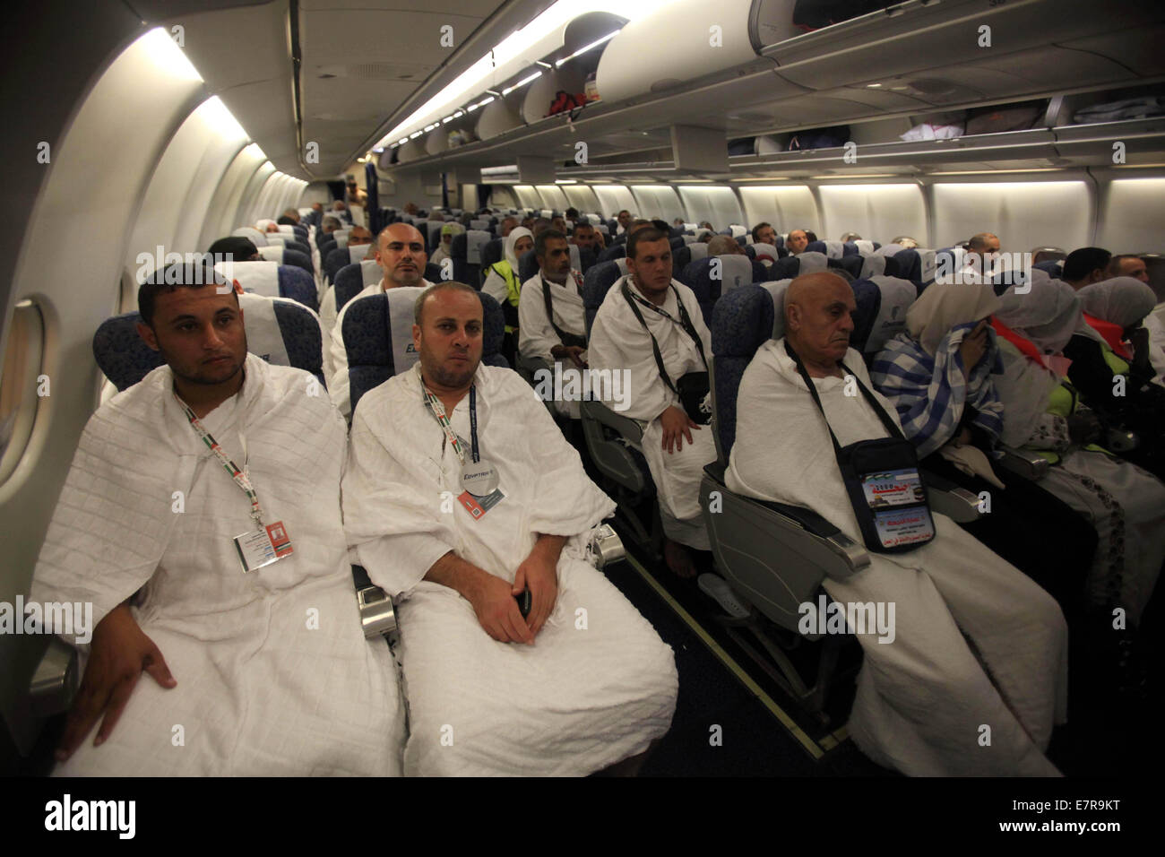Cairo, Egypt, Egypt. 22nd Sep, 2014. Palestinian Muslim pilgrims in ...