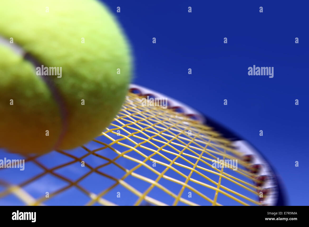 Ball and Racket Stock Photo - Alamy