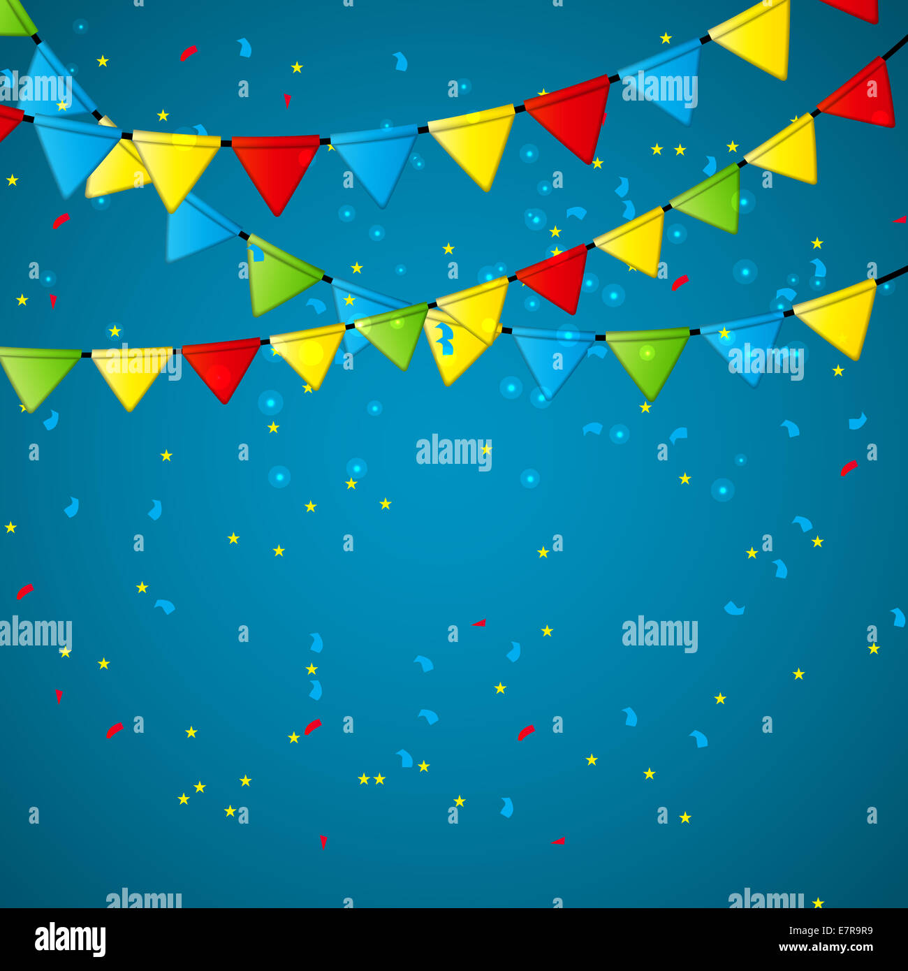 Party Flag Background Vector Illustration Stock Photo - Alamy