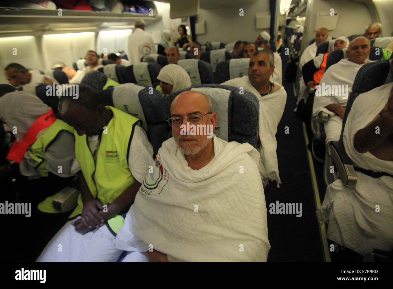 Cairo, Egypt, Egypt. 22nd Sep, 2014. Palestinian Muslim pilgrims in ...