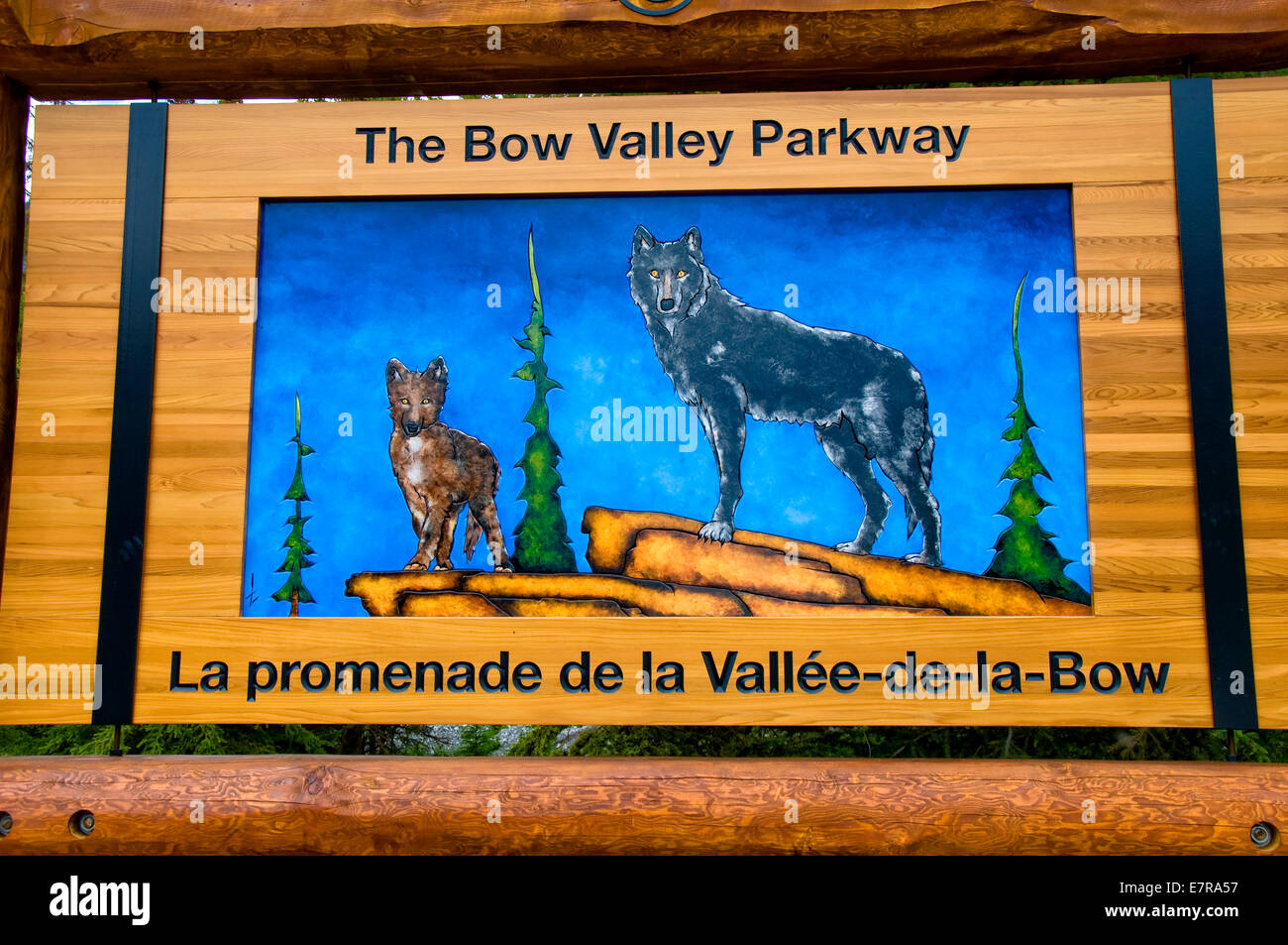 Bow valley park sign hi-res stock photography and images - Alamy