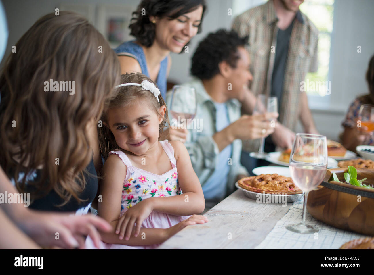 Family Reunion And Caucasian High Resolution Stock Photography and ...