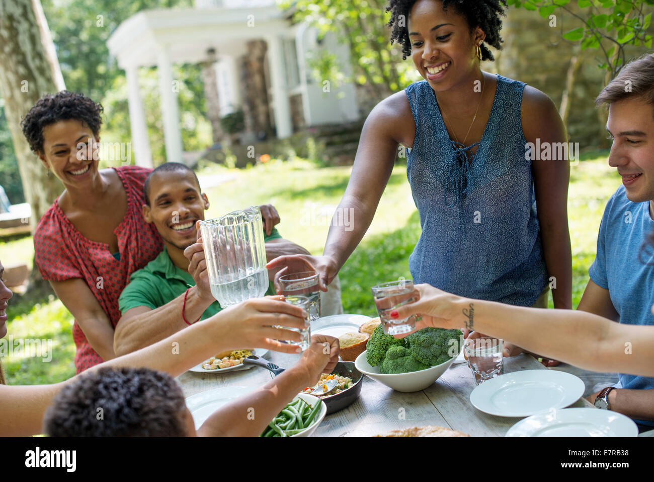Women Toasting Water High Resolution Stock Photography and Images - Alamy