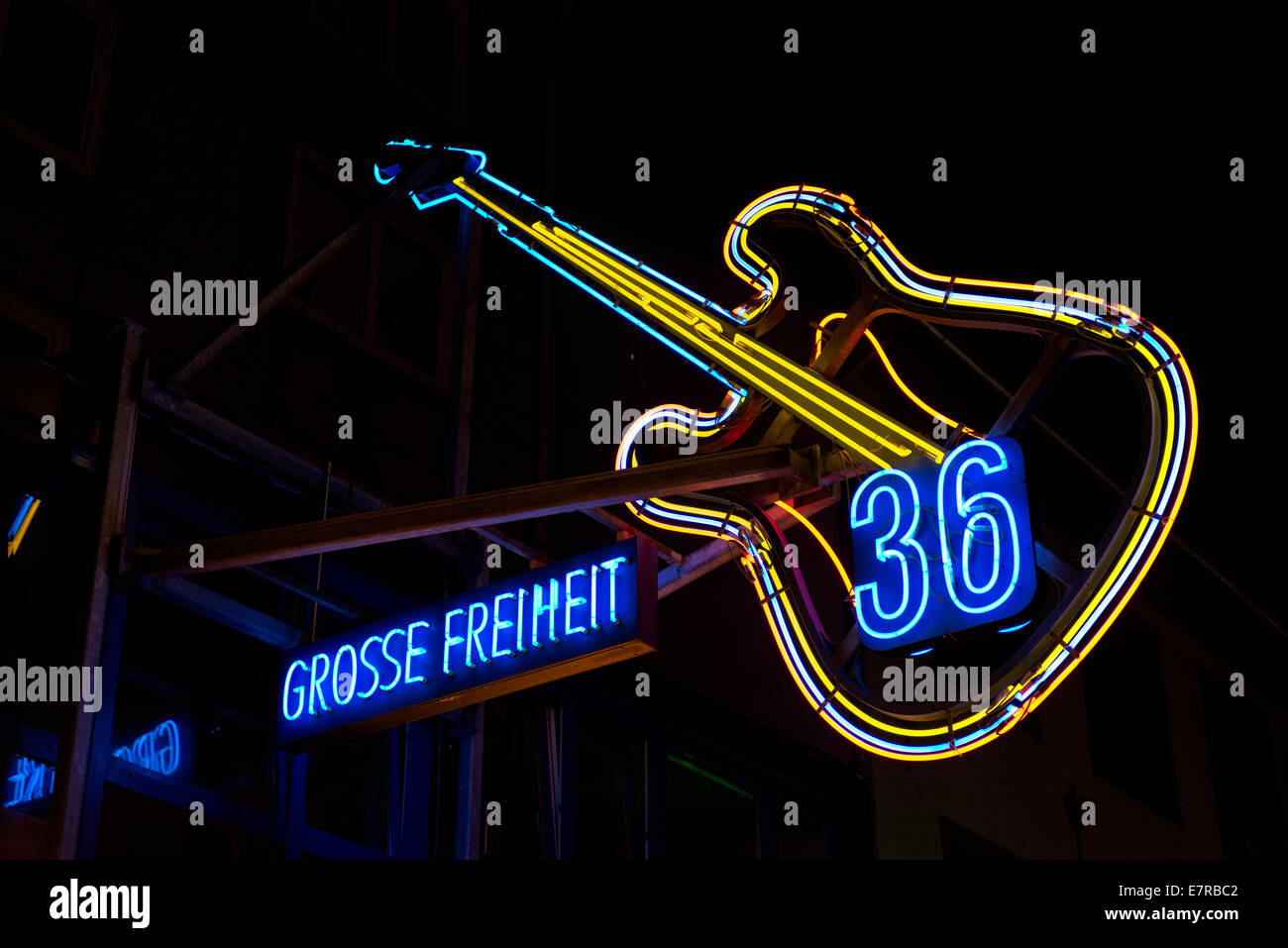 36 Grosse Freiheit, where The Beatles played in the 1960s is in Hamburg ...
