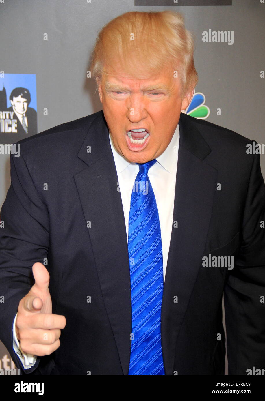Donald Trump holds a press conference to announce the 2014 cast of the ...