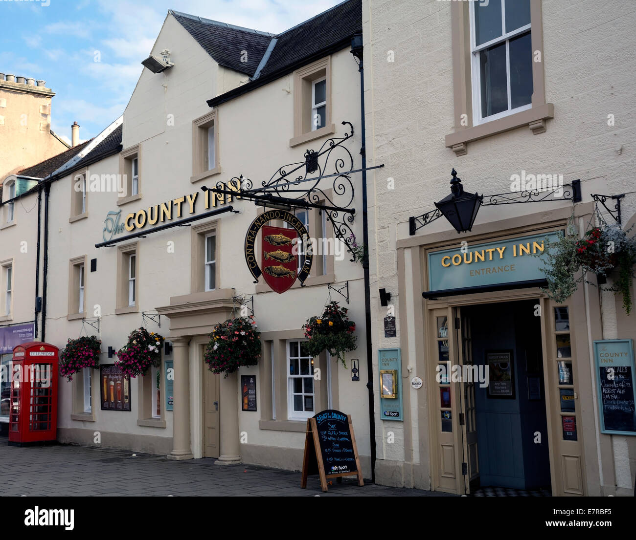 A historic coaching inn, the County Hotel is in the centre of Peebles ...