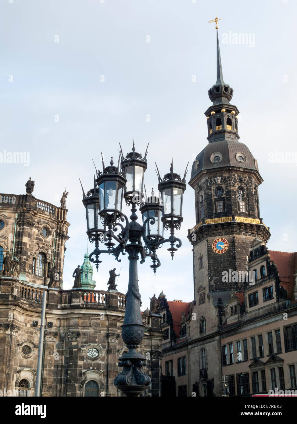 View of Dresden castle or Royal palace Dresden saxony Germany Stock ...