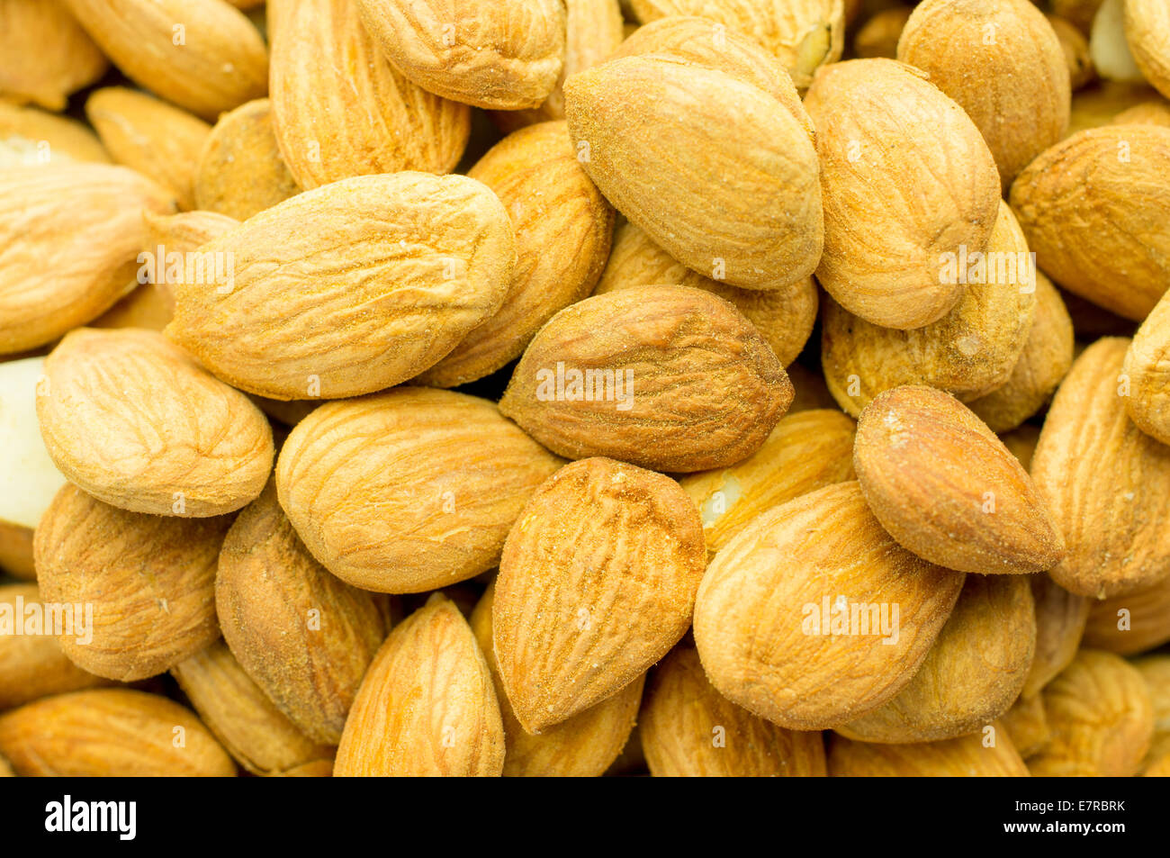 Apricot seed lots of close-up Stock Photo - Alamy