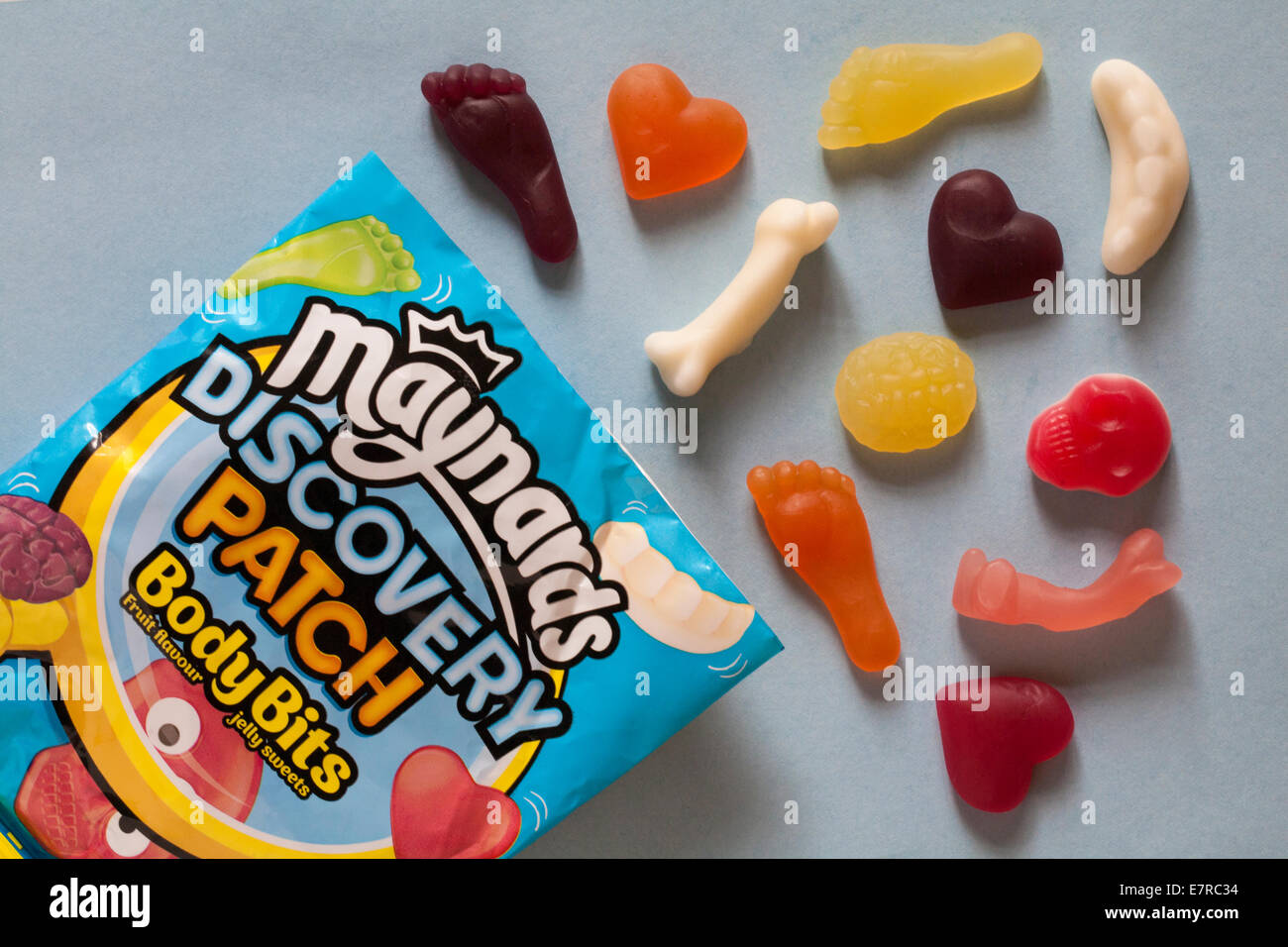 Bag of Maynards Discovery Patch Patch Body Bits fruit flavour jelly ...