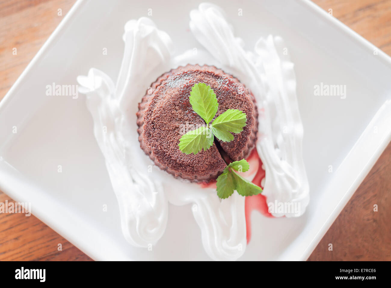 Top view of chocolate lava, stock photo Stock Photo - Alamy