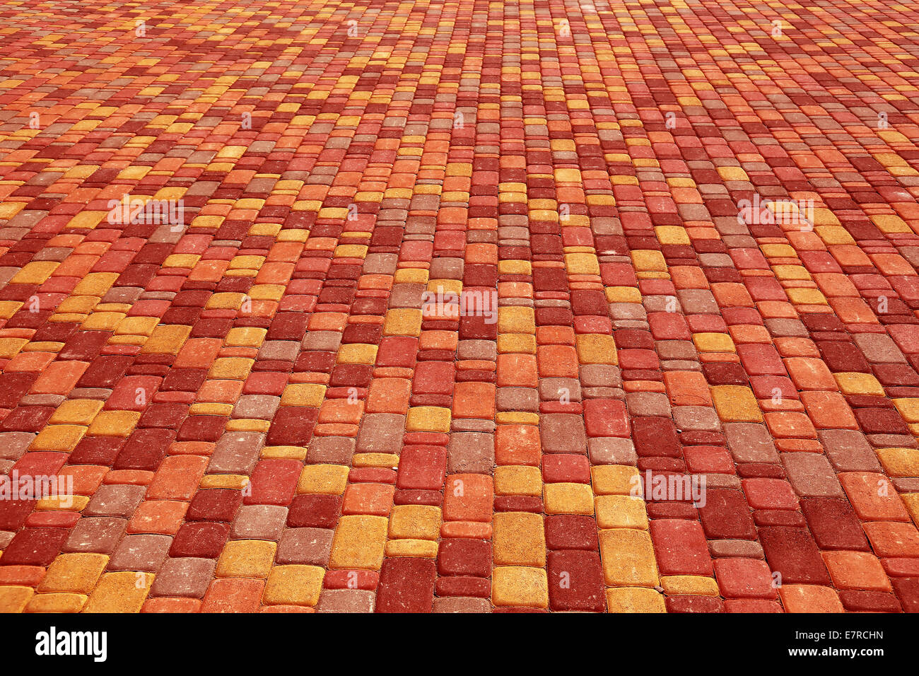 Background color tiles. Colored tiles on the square Stock Photo - Alamy