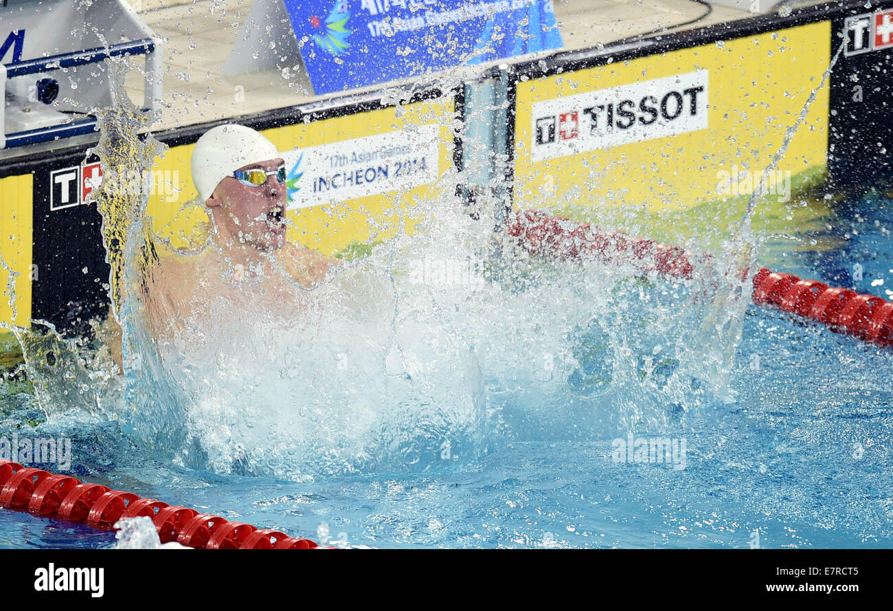 Incheon, South Korea. 23rd Sep, 2014. Balandin Dmitriy of Kazakhstan ...