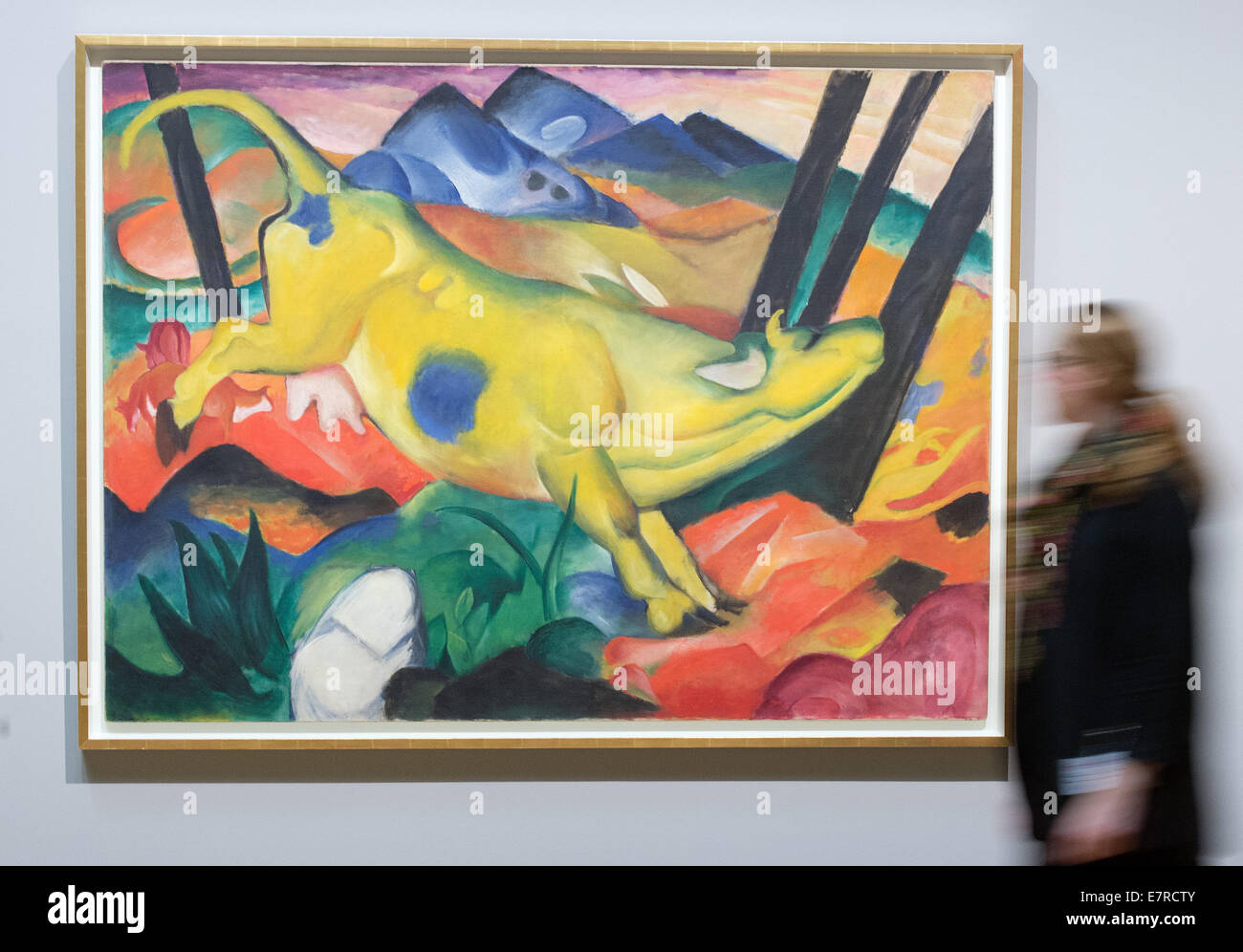 Franz marc yellow cow hi-res stock photography and images - Alamy