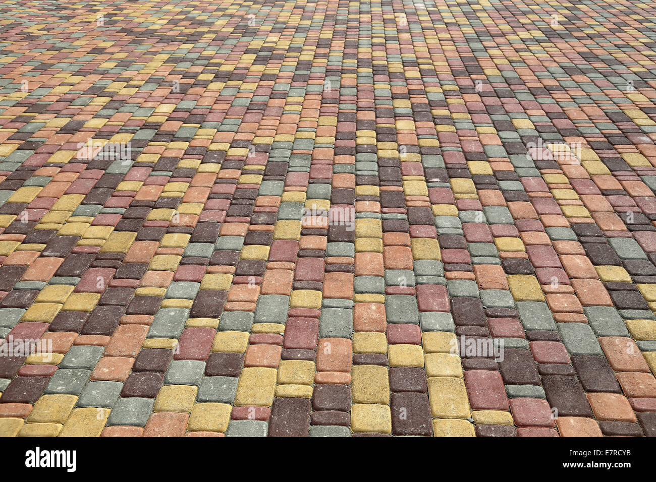 Background color tiles. Colored tiles on the square Stock Photo - Alamy