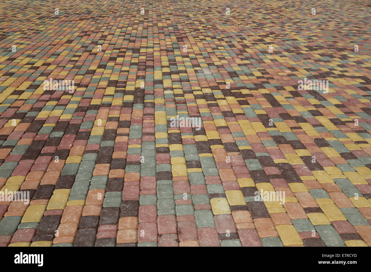 Background color tiles. Colored tiles on the square Stock Photo - Alamy