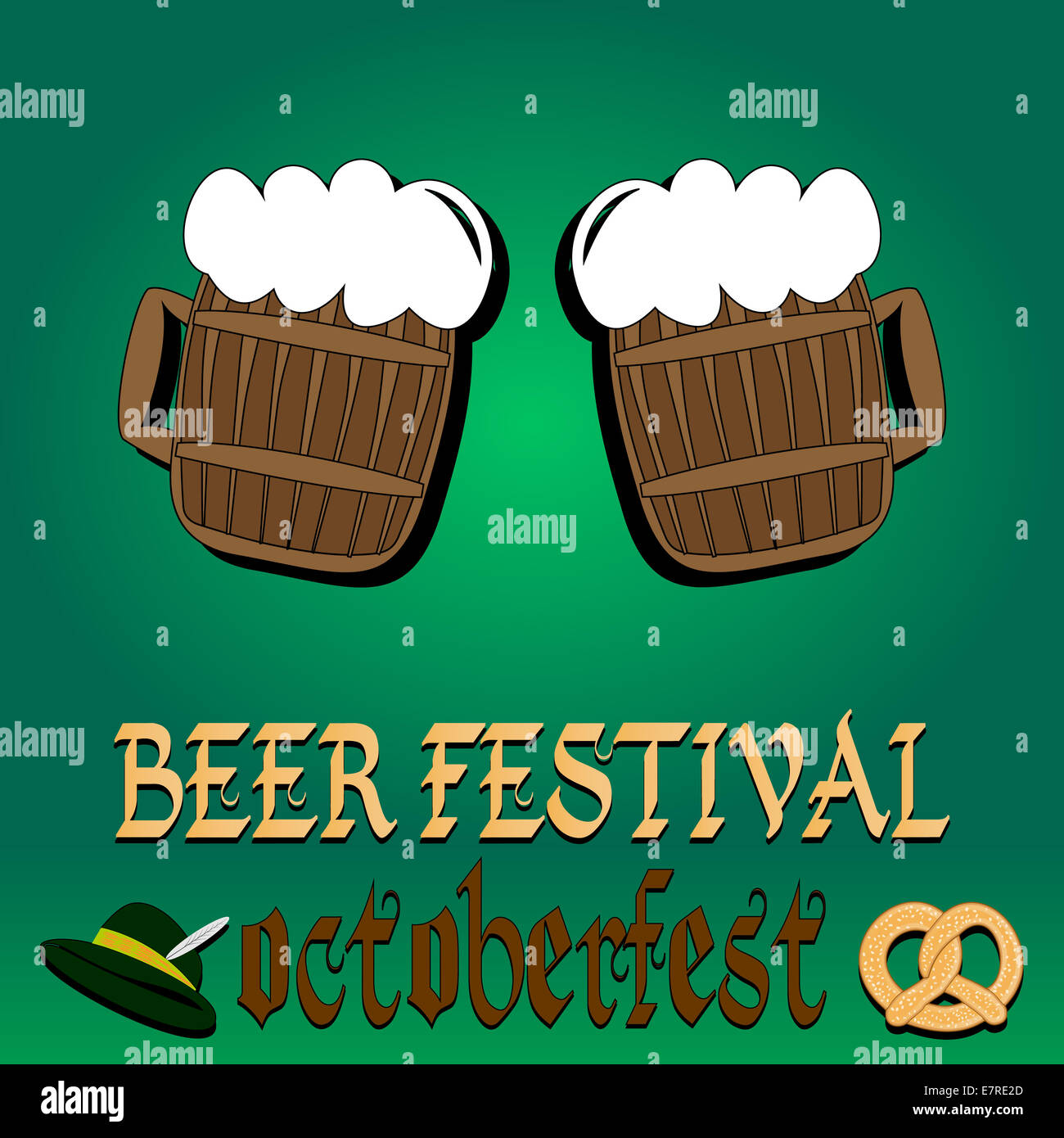 Best traditional fresh cold Beer. Restaurant menu Stock Photo - Alamy