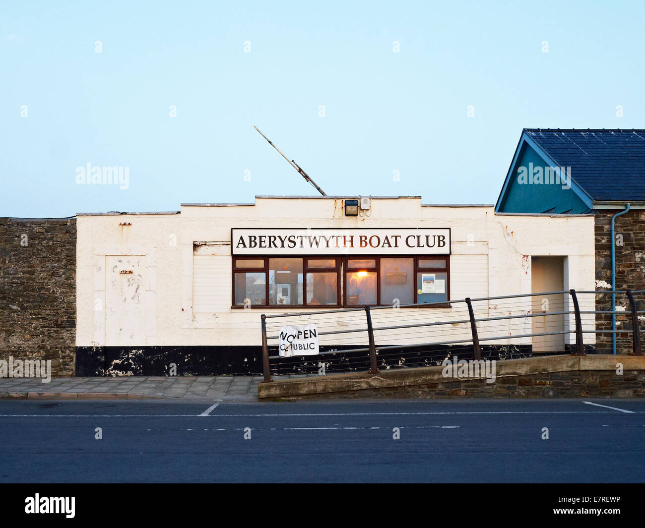 Aberystwyth Boat Club Wales UK Stock Photo - Alamy