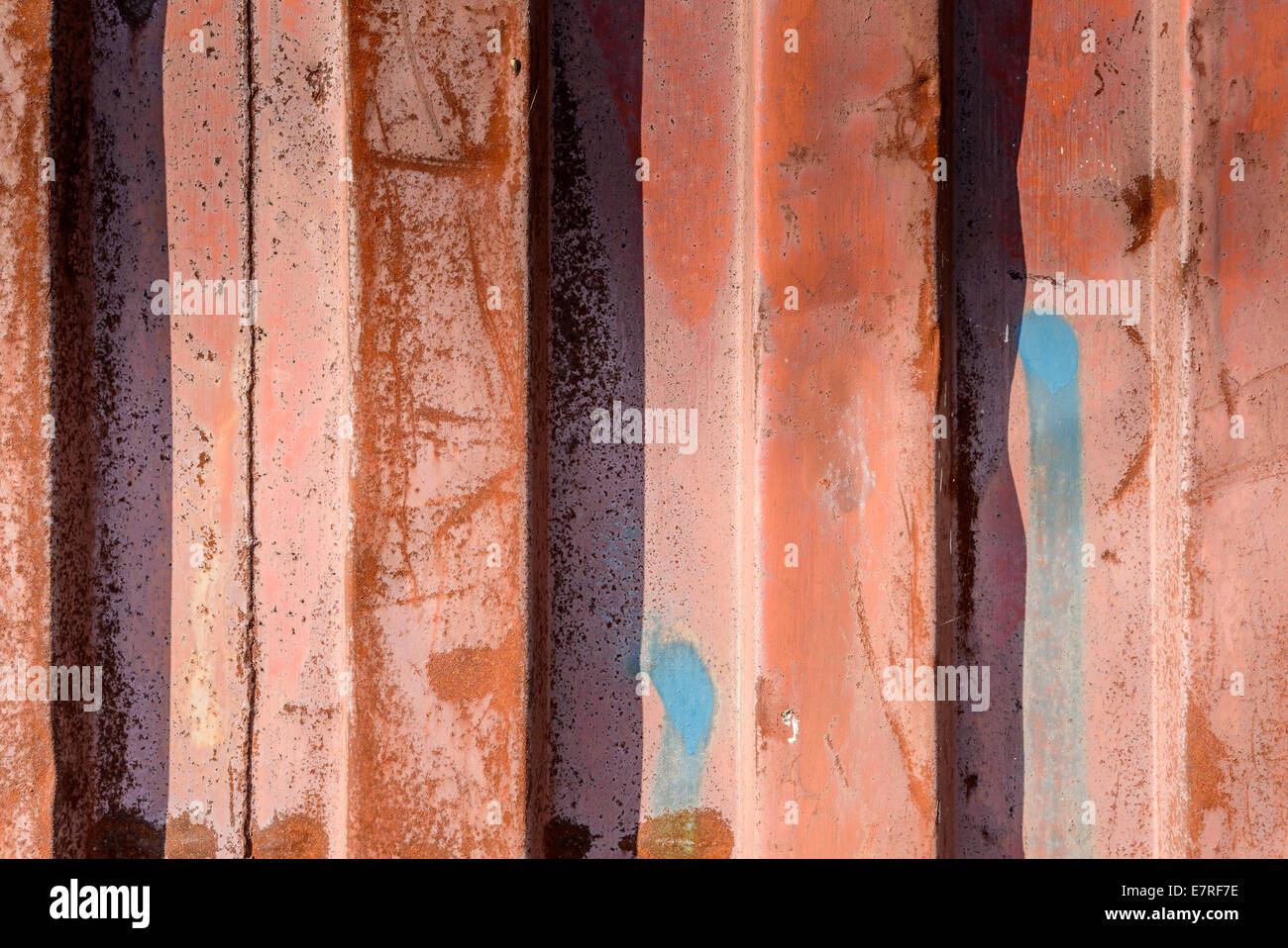 Warm texture of old messy colored rust metal Stock Photo - Alamy