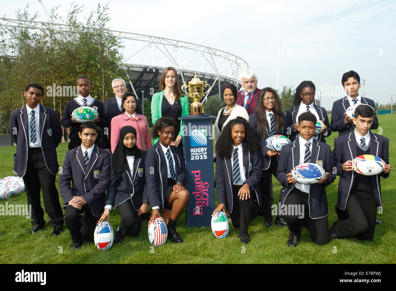London, UK. 23rd September 2014. L-R: Cllr Ian Corbett, Cllr Ayesha ...