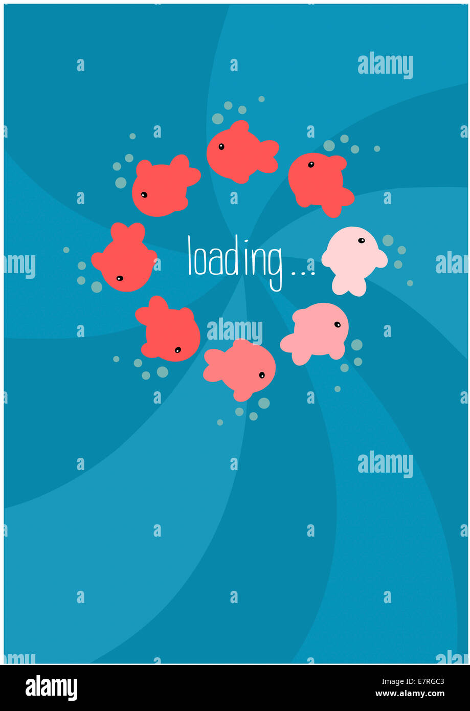 Loading icon - vector illustration Stock Photo - Alamy