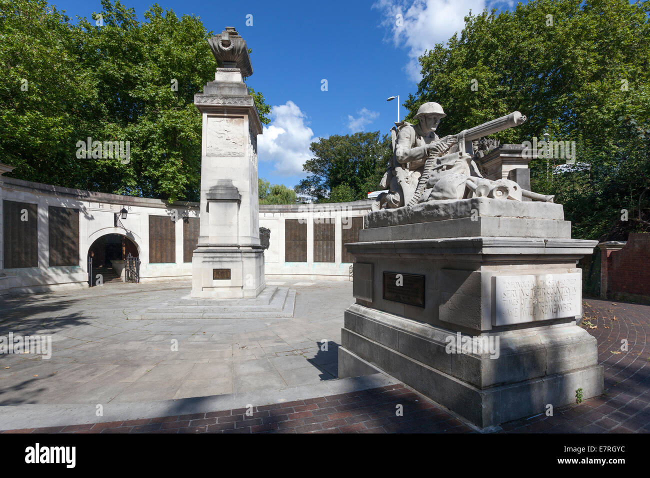 The Guildhall Square Cenotaph, Portsmouth, war memorial Stock Photo - Alamy