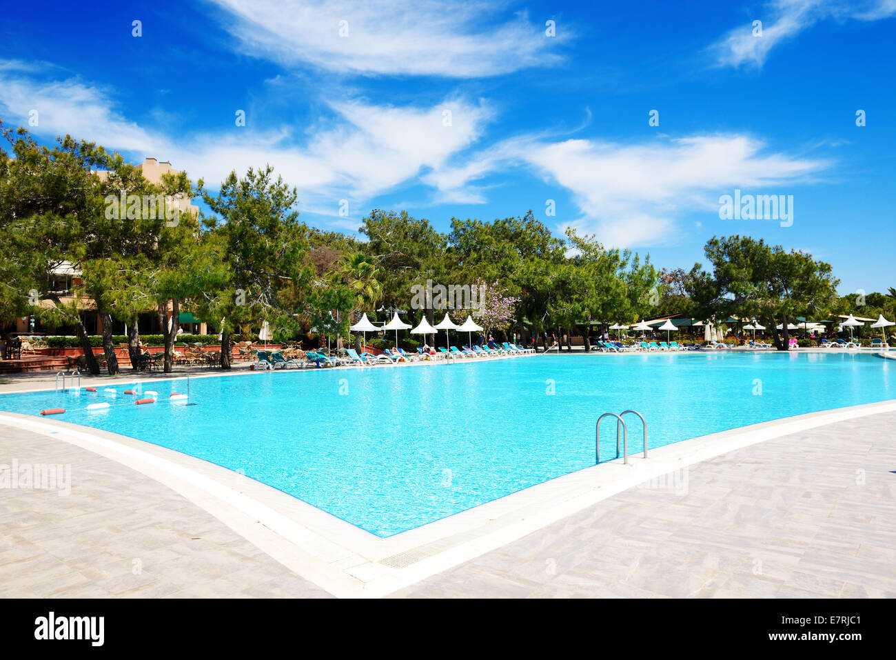Swimming pool at luxury hotel, Antalya, Turkey Stock Photo - Alamy