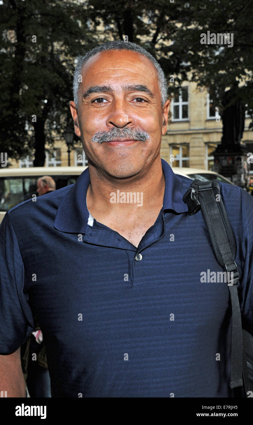 Munich, Germany. 19th Sep, 2014. Former British decathlete Daley ...