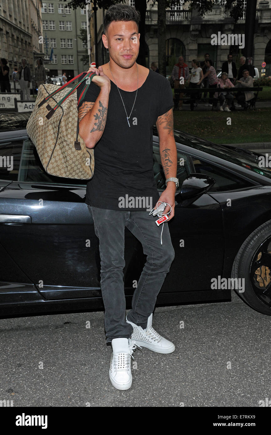 Munich, Germany. 19th Sep, 2014. German rap artist Key One pictured in ...