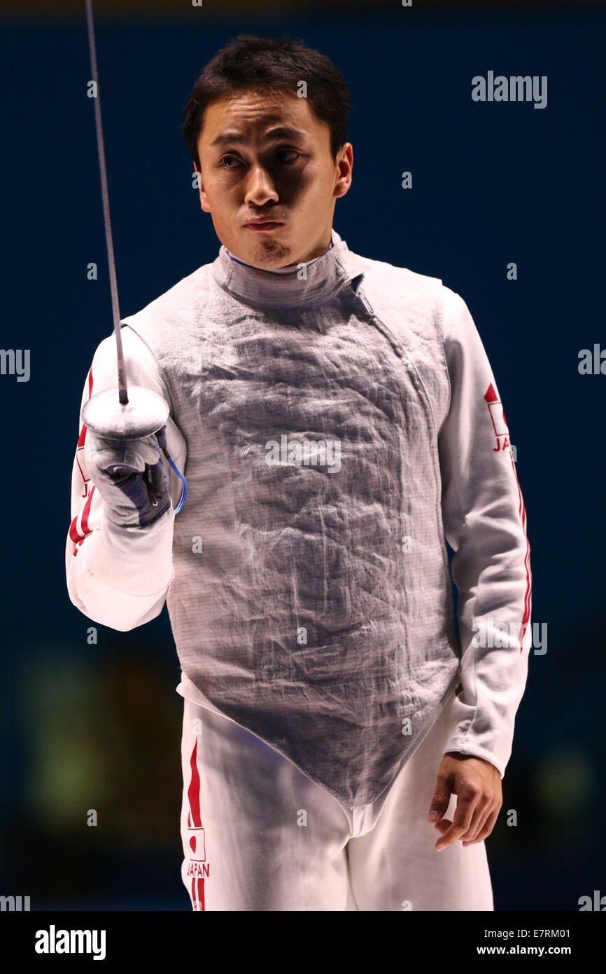 Incheon, South Korea. 22nd Sep, 2014. Yuki Ota (JPN) Fencing : Men's ...