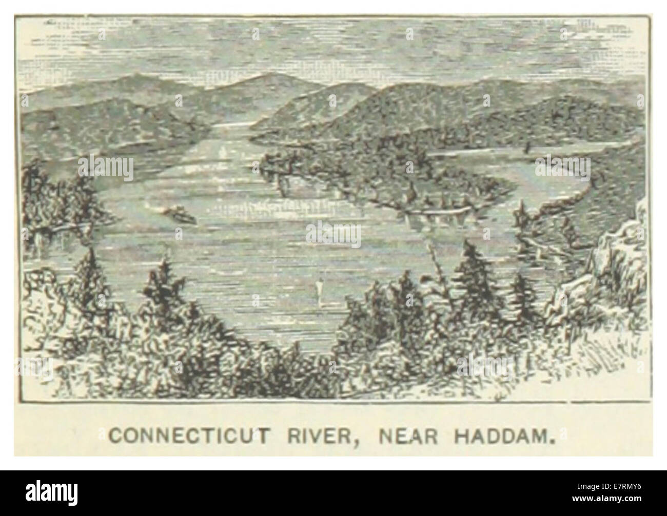 Page 123 from *US-CT (1891)* illustrates the Connecticut River near ...