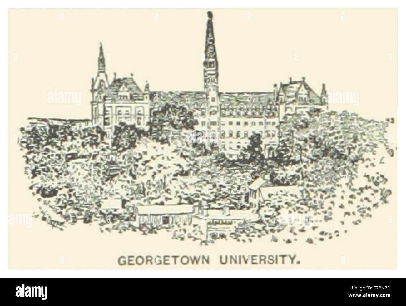 Historic map georgetown hi-res stock photography and images - Alamy