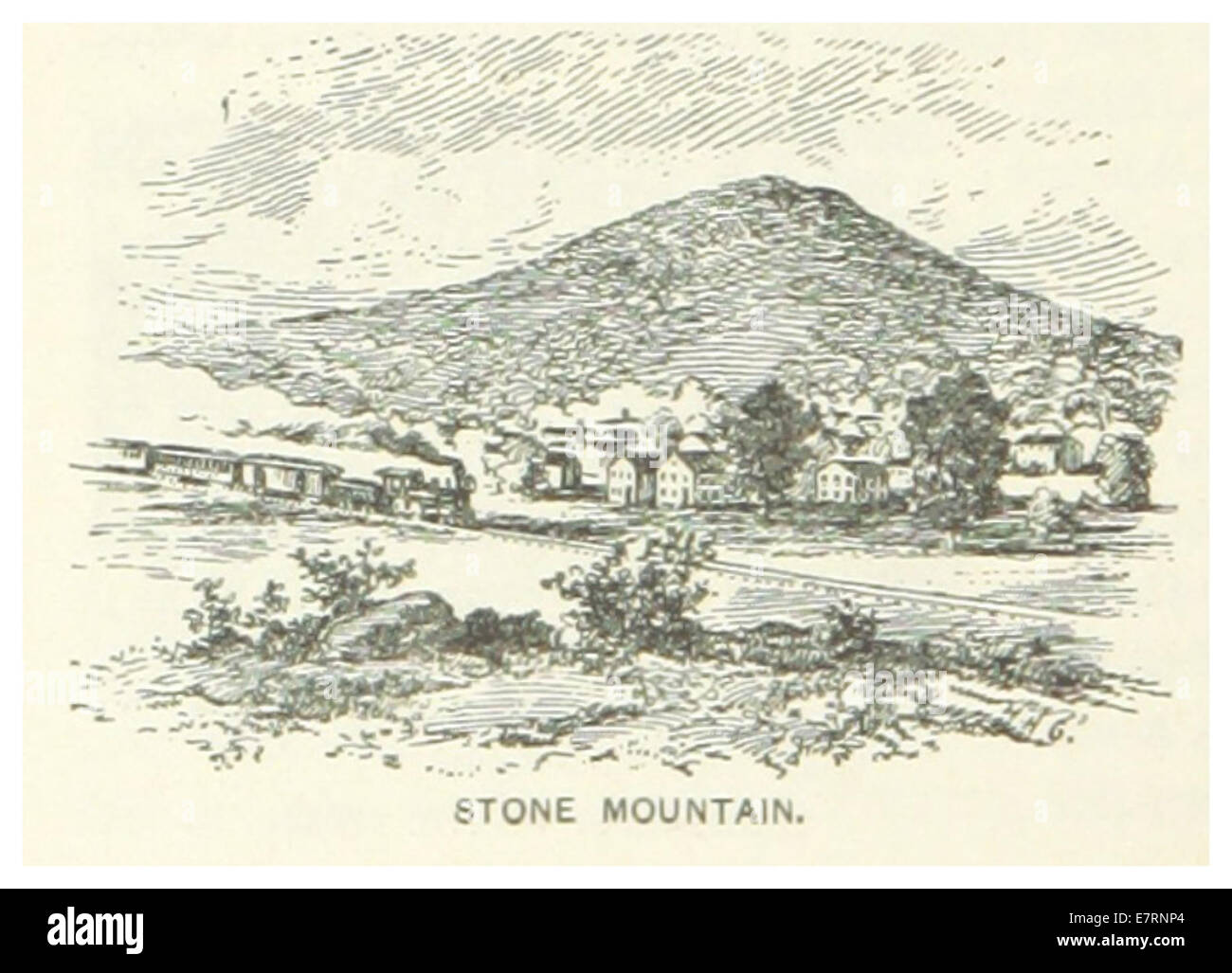 Stone mountain map Cut Out Stock Images & Pictures - Alamy