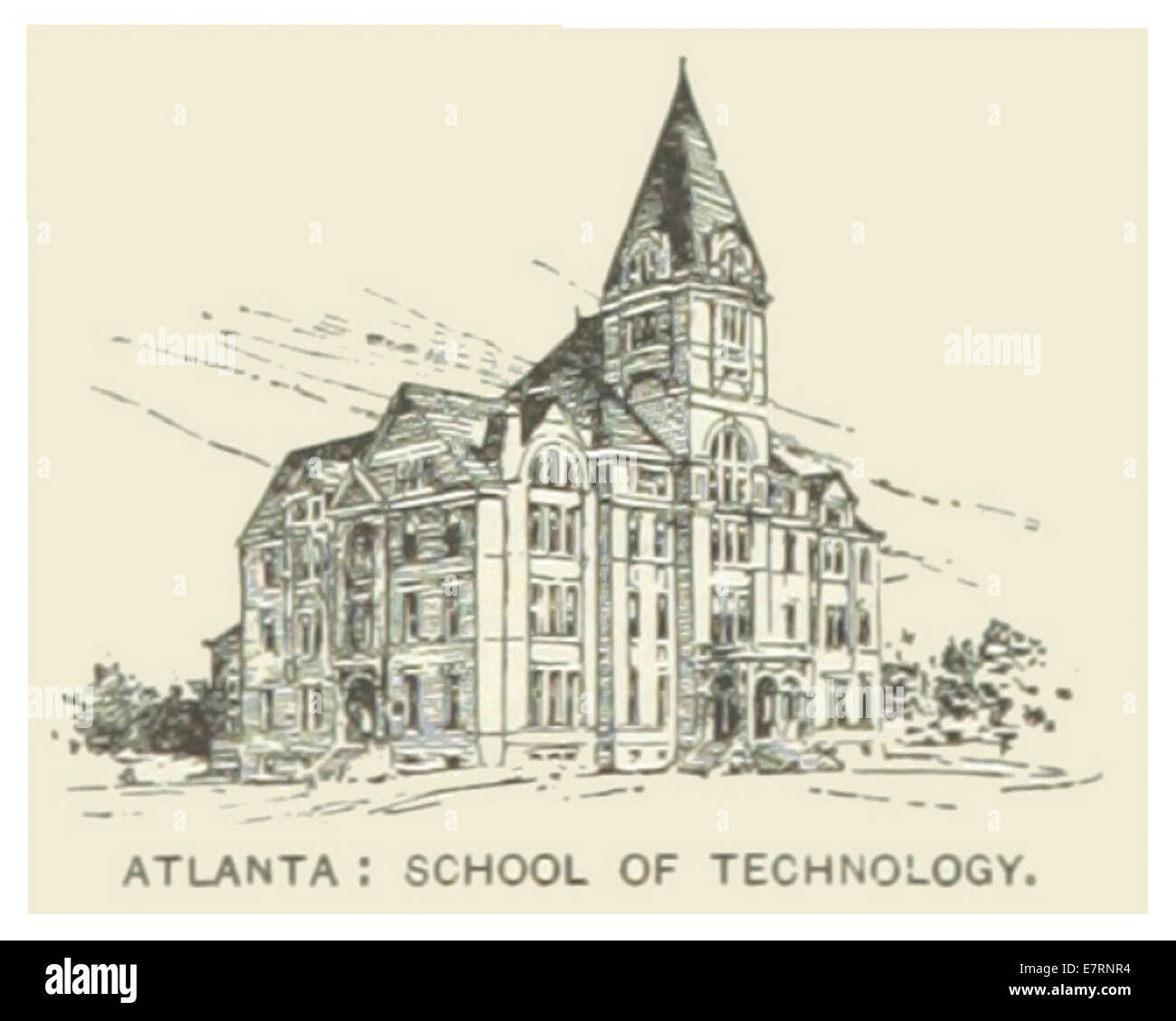 Map of atlanta hi-res stock photography and images - Alamy