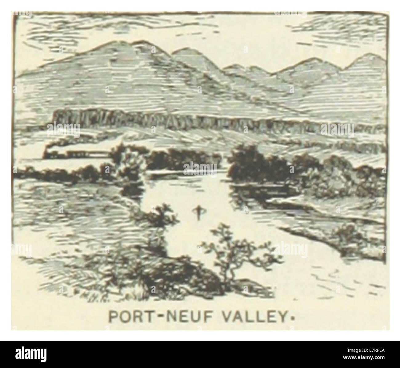 US-ID(1891) p197 PORT-NEUF VALLEY Stock Photo - Alamy
