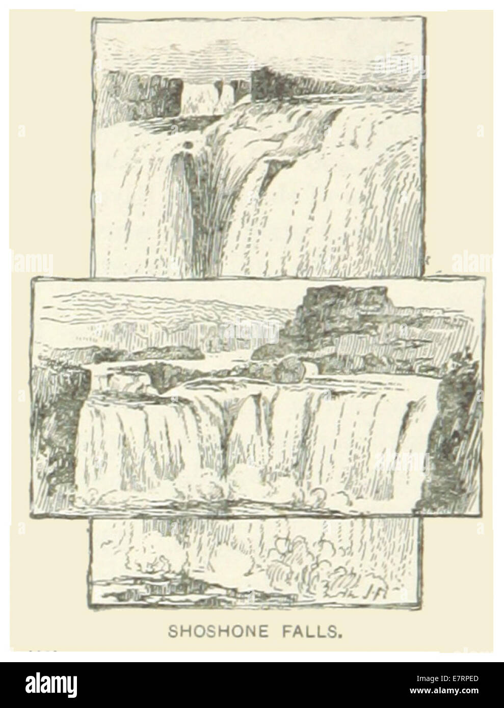 Map of shoshone hi-res stock photography and images - Alamy