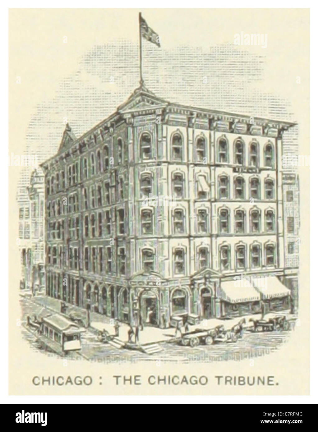 An 1891 reference to The Chicago Tribune, a major newspaper known for ...