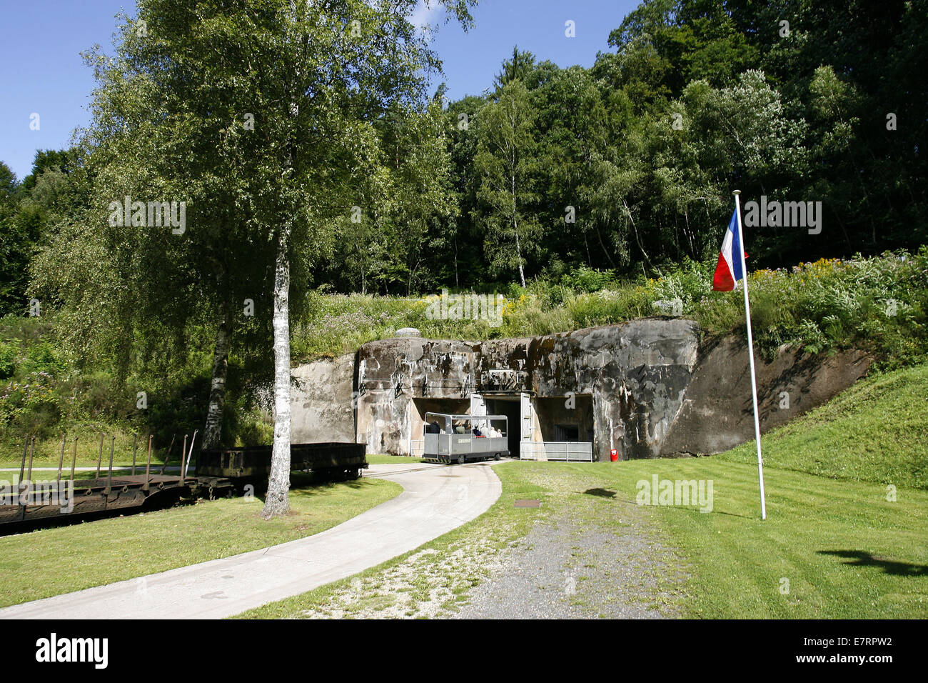 Bitche, France. 13th Aug, 2008. View of the entrance to Fort Simserhof ...