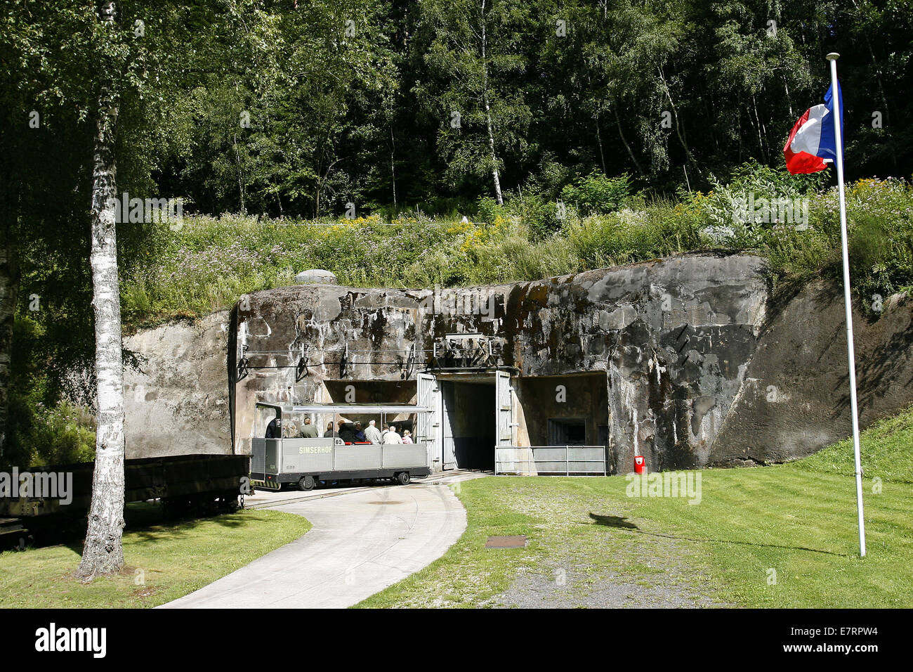Bitche, France. 13th Aug, 2008. View of the entrance to Fort Simserhof ...