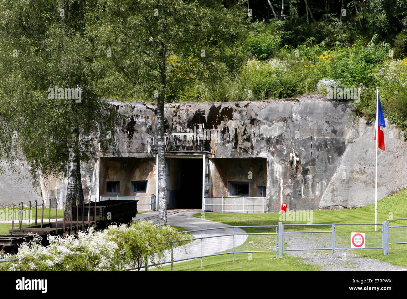 Bitche, France. 13th Aug, 2008. View of the entrance to Fort Simserhof ...