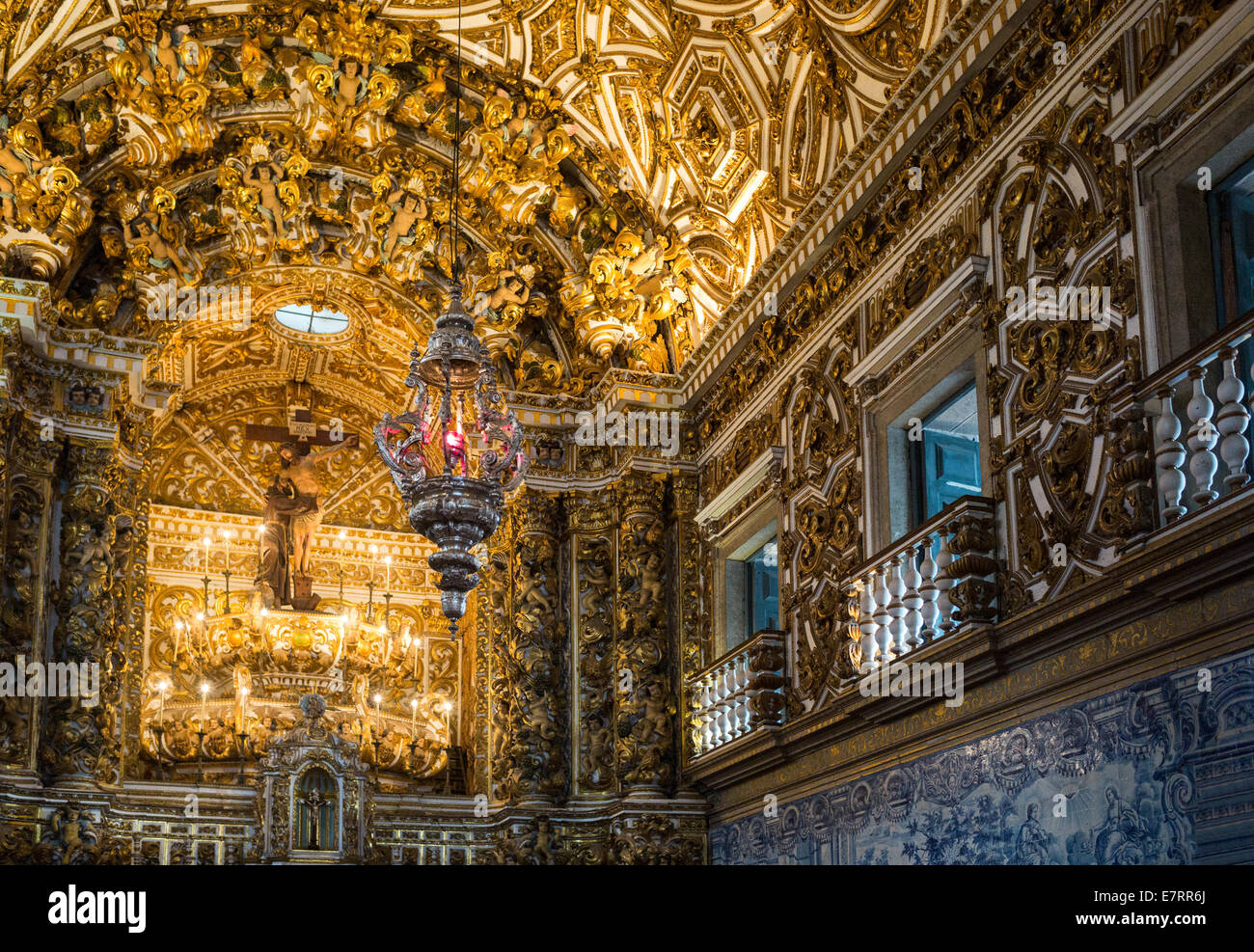 Brazil salvador statues saints gold hi-res stock photography and images ...